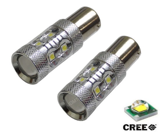 50W Max-Capacity High Power 3156 7440 or 7507 LED Bulbs, powered by 10 ... 50W Max-Capacity High Power 3156 7440 or 7507 LED Bulbs, powered by 10 ...