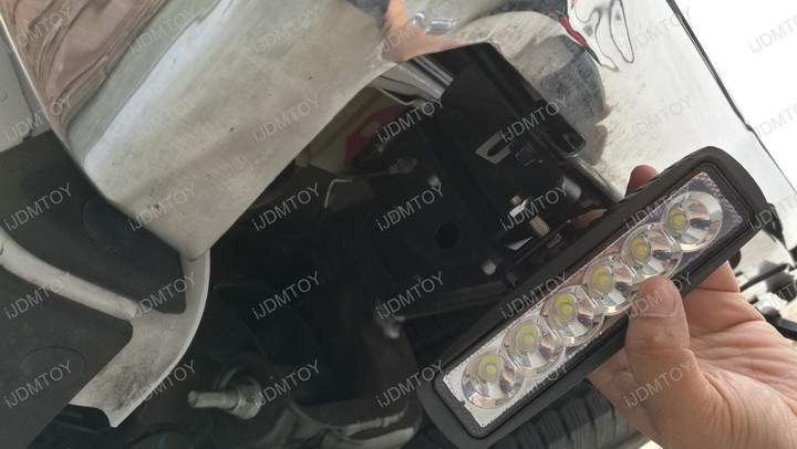 2015-up Ford F150 Lower Rear Bumper LED Reverse Light Bar Kit Install ...