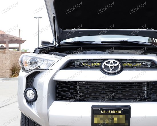 Behind Upper Grille Mount 20" LED Light Bar For Toyota 4Runner