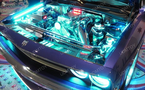 48-LED RGB Multi-Color LED Engine Bay or Under Car Lighting Kit