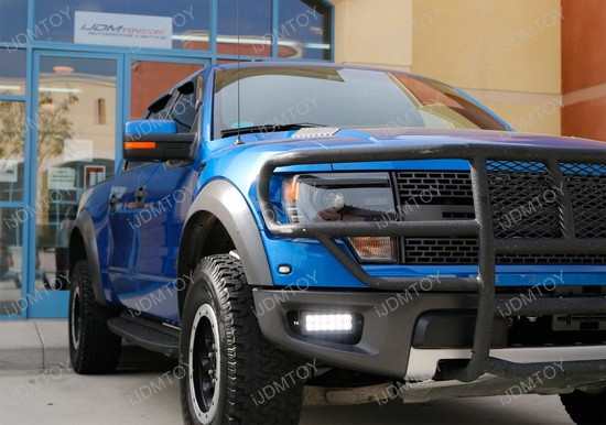 Ford Raptor Quad LED Fog Light System | High Power LED Work Lamp Kit