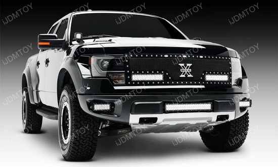 Ford Raptor Quad LED Fog Light System | High Power LED Work Lamp Kit