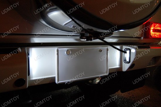 Mercedes W463 G500 G550 G55 AMG OEM Replace LED License Plate Lights