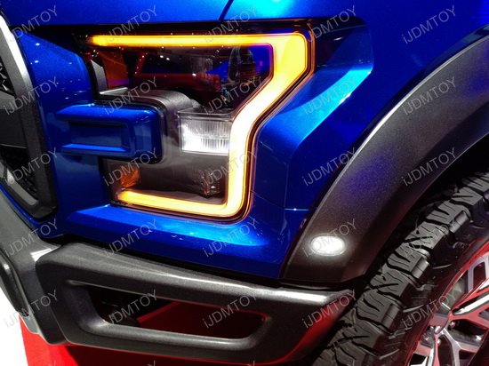 Ford Raptor 7-Piece LED Grille Lights and Front/Rear Side Marker Lights