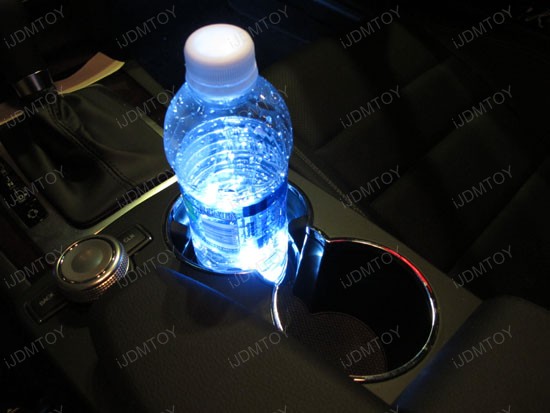 LED Cup Holder Lights | 3-Light LED Strips For Cup Holder
